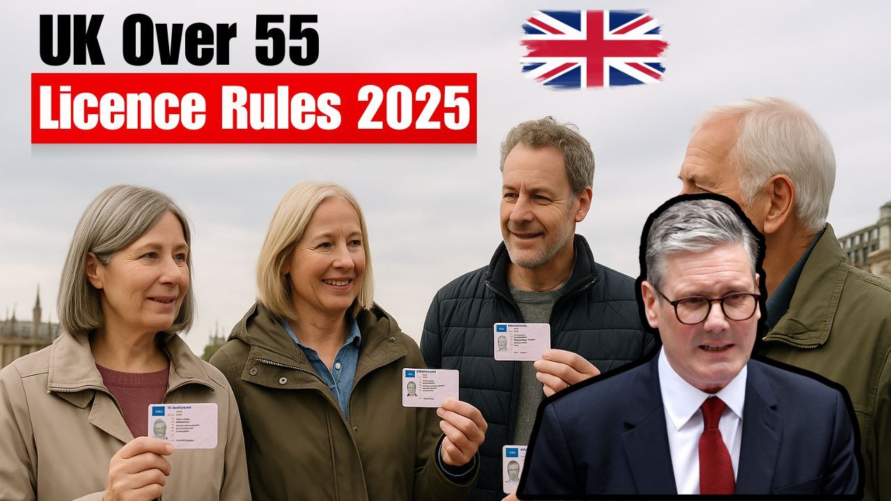 Over 55 Drivers Across the UK New Licence Rules begin 27 October 2025 ...
