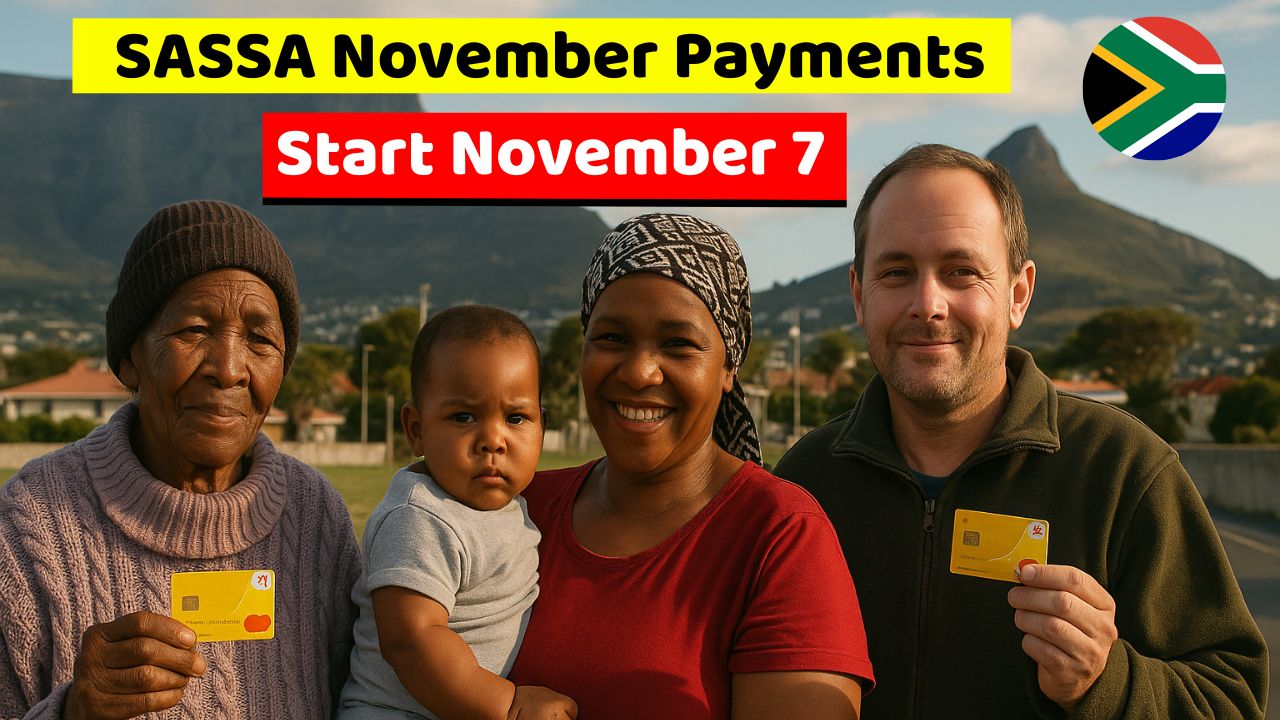 November 7: SASSA Grant Payments Begin for Seniors, Child, and ...